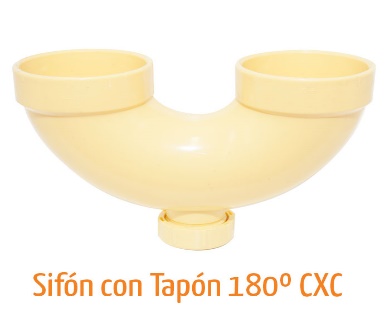 Sifón sanitario GERFOR 2” con tapón | LA ESPAÑOLA | DISTRIBUIDORA DE ...